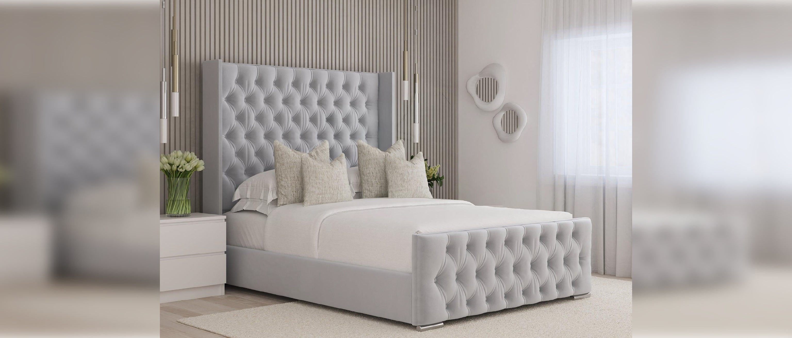 Luxury Super King Beds | Chesterfield & Wingback Frames